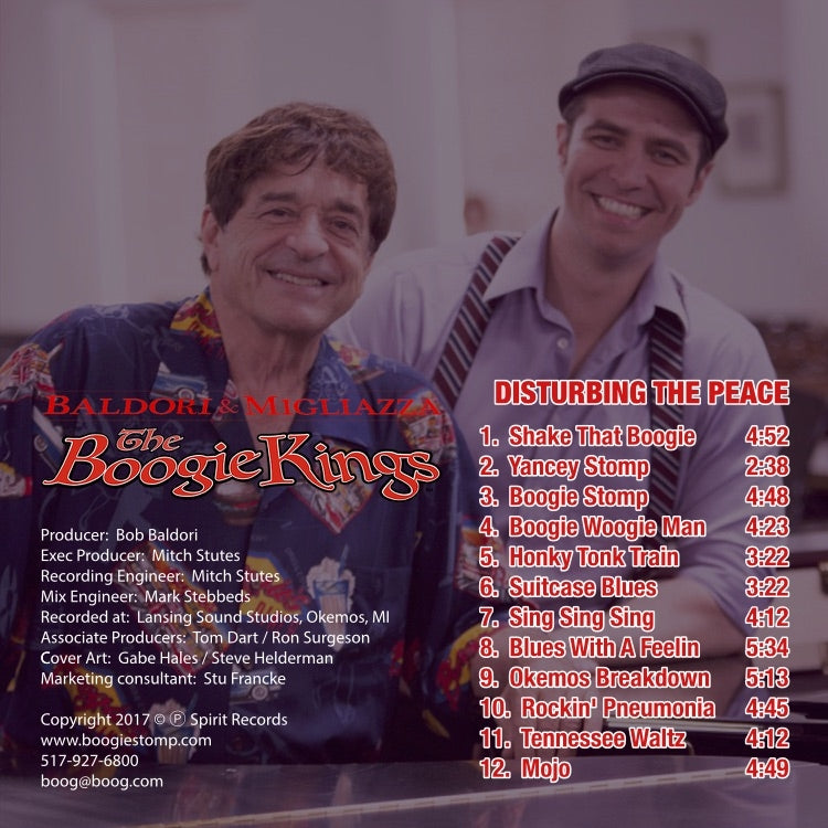 The Boogie Kings - Disturbing the Peace – Spirit Records